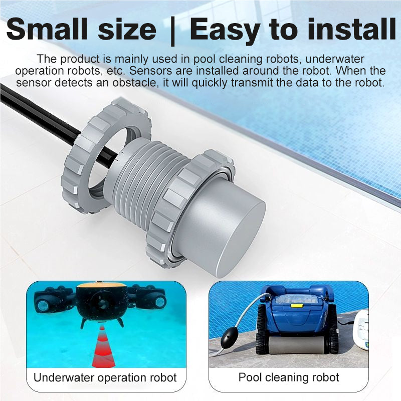 Ultrasonic Underwater Ranging Sensor Swimming Pool Obstacle Avoidance Underwater Thruster