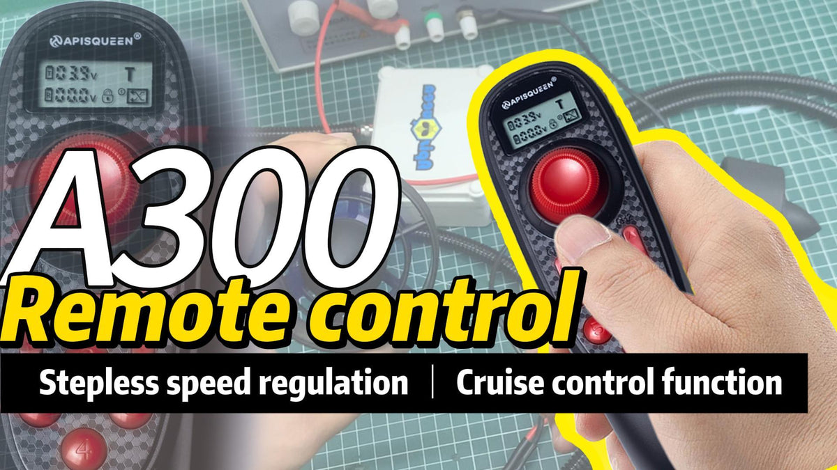 APISQUEEN A300 remote control usage and function explanation ...