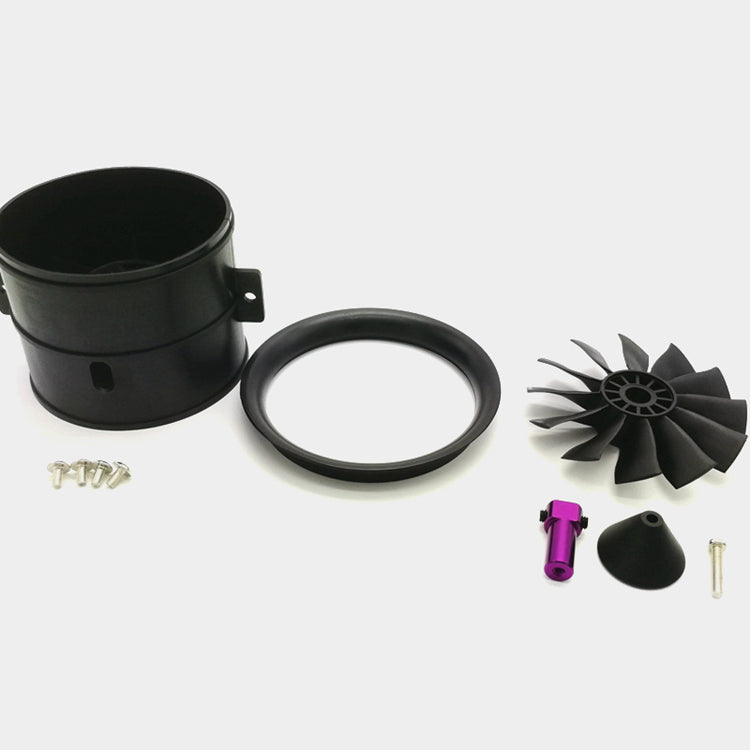 70mm EDF 6S 2300KV 2240g thrust belt 12 blades electric ducted fan for ...