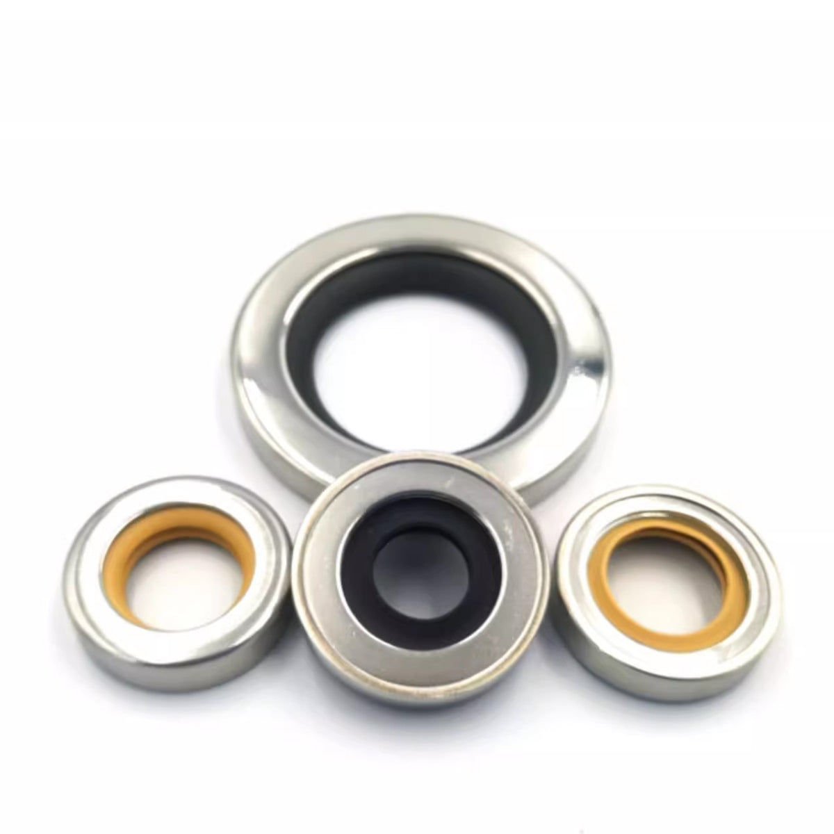 Shaft inner diameter 8~10mm PTFE stainless steel oil seal double lip P ...