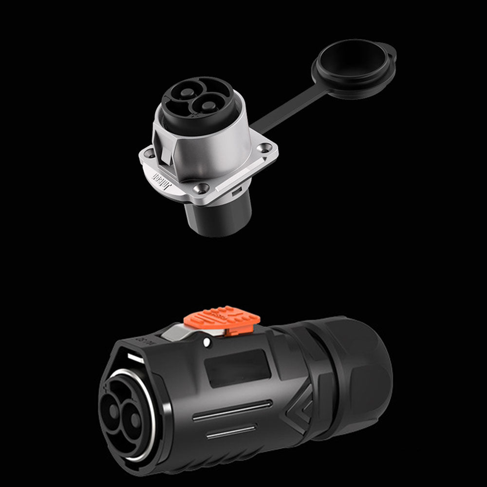 APISQUEEN waterproof IP67 plug 2 pole can pass current 70-120A ...