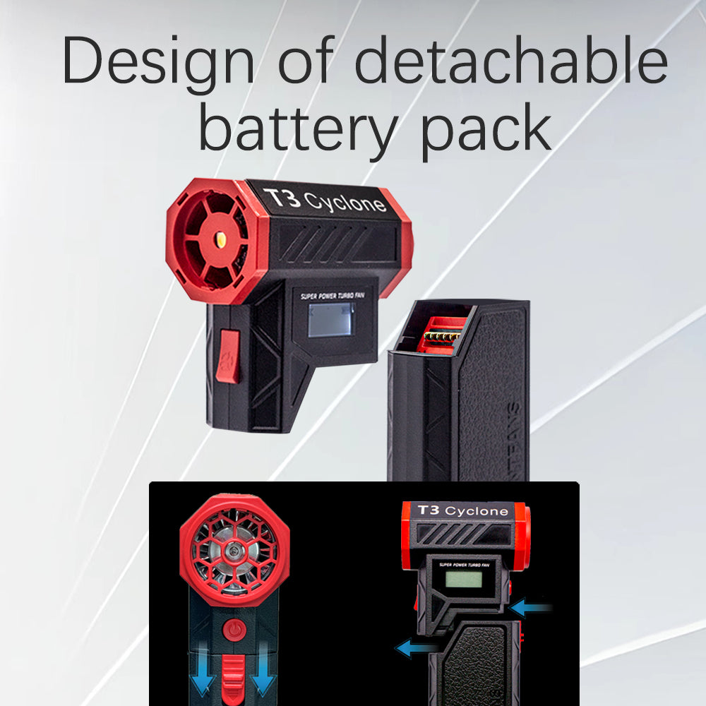 APISQUEEN T3 Cyclone Turbo Fan 138000RPM 4-speed adjustable wind speed ...