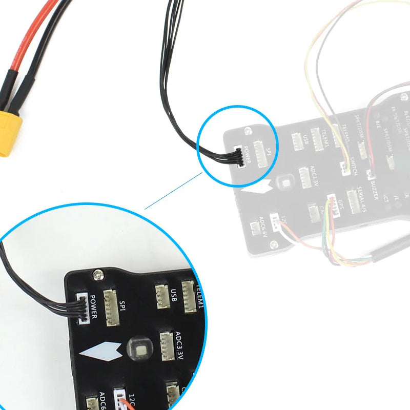 APM2.5 2.6 2.8PX4 pixhawk ammeter sensor power module with UEBC BEC 3A ...