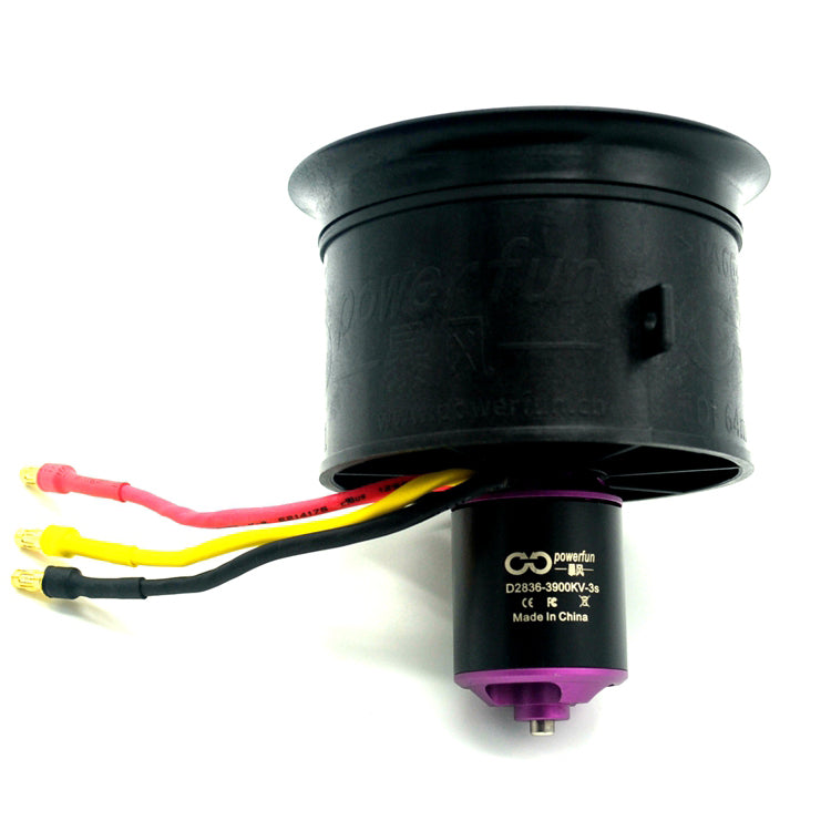 64mm EDF belt 11 blades electric ducted fan for aircraft model aircraft ...